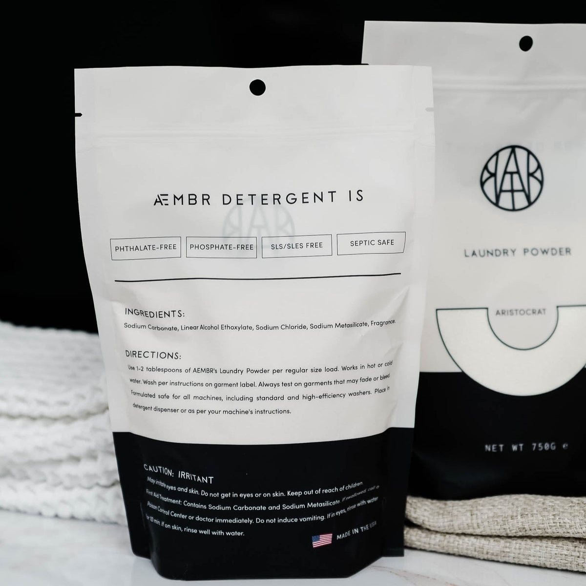 AEMBR LAUNDRY POWDER - Safe, Effective Non-Toxic Luxury Detergent